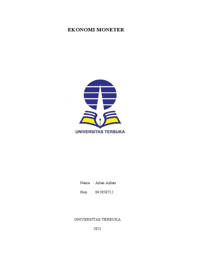 Ekonomi Moneter | PDF