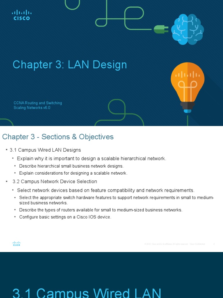 Chapter 3: LAN Design: CCNA Routing and Switching Scaling Networks v6.0 | PDF | Computer Network ...