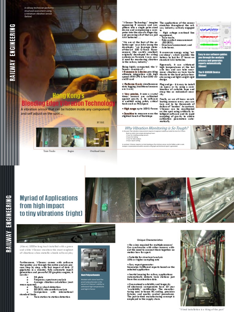 Hong Kong's: Bleeding Edge Vibration Technology | PDF | Sensor | Train