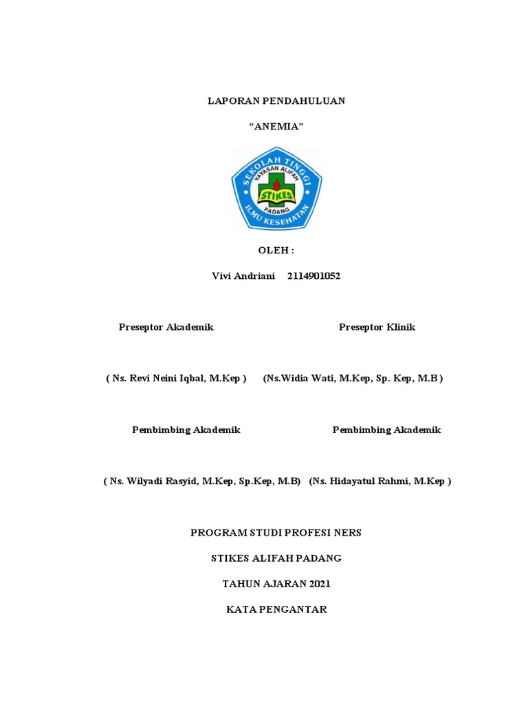 LP Anemia Vivi Fix | PDF