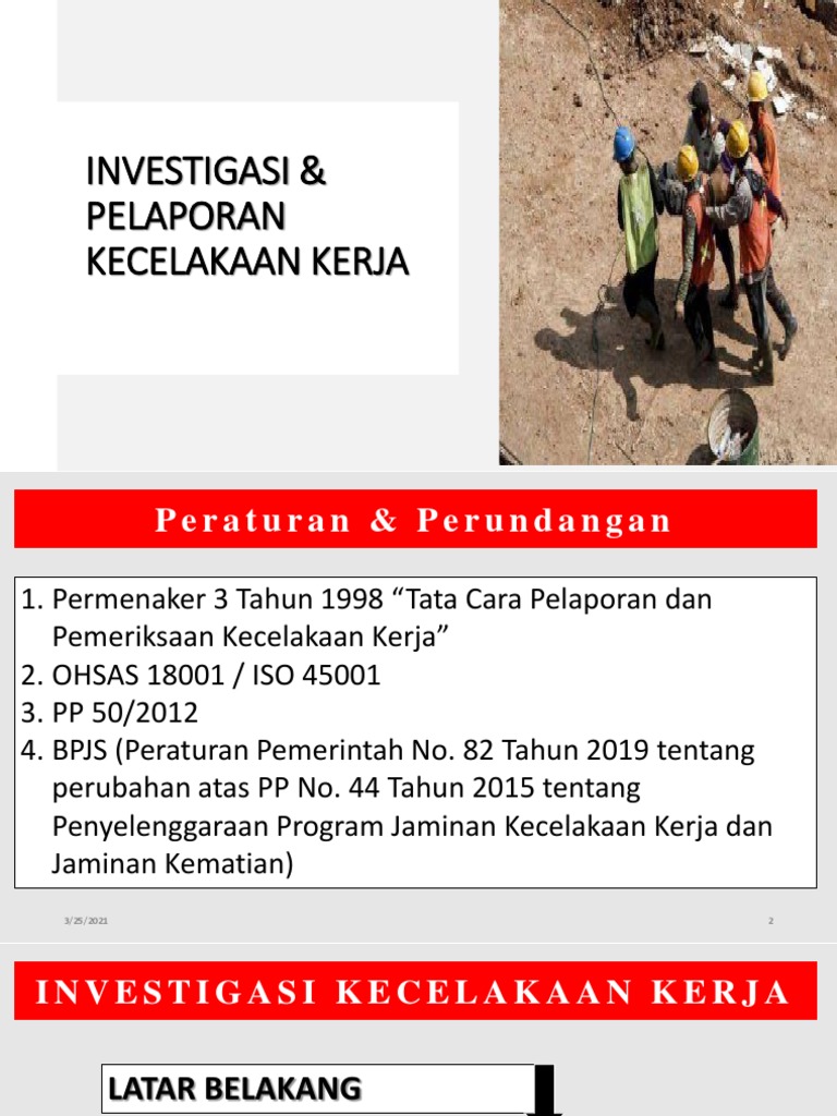 Metode Investigasi Kecelakaan Kerja | PDF
