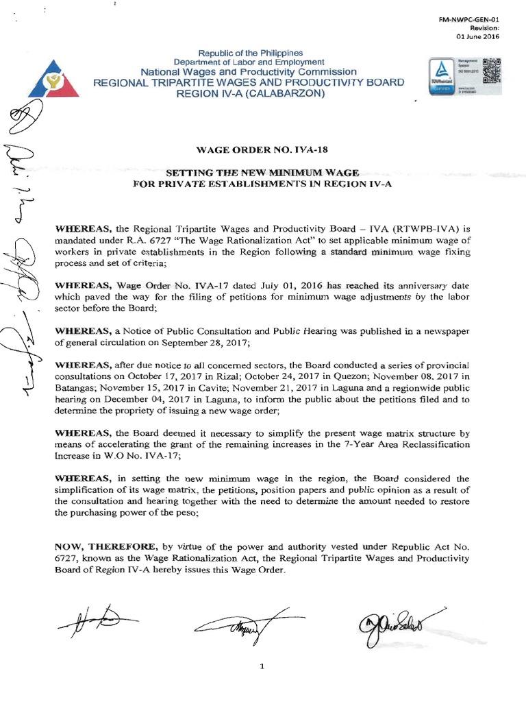 Reg 04 Wo 18 Clarificatory Order | PDF