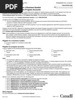 CRA AUT-01 Form for Representative Access | PDF | Business | Government