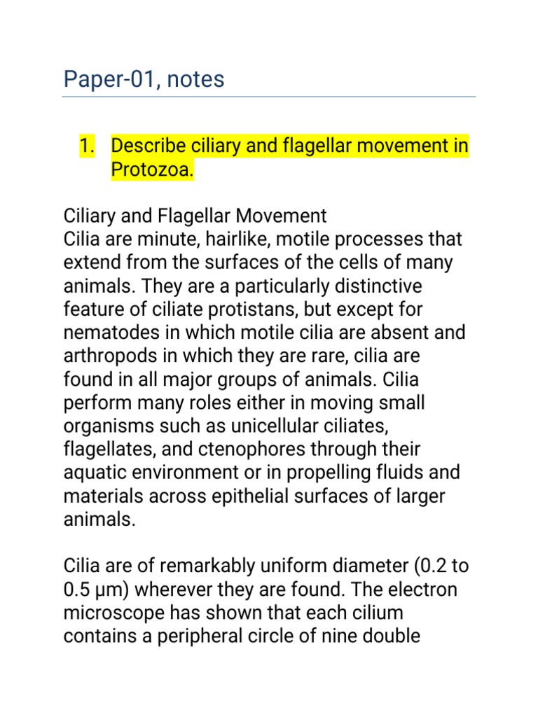 Paper-1 Zoology, Notes | PDF | Foreign Language Studies | Science ...