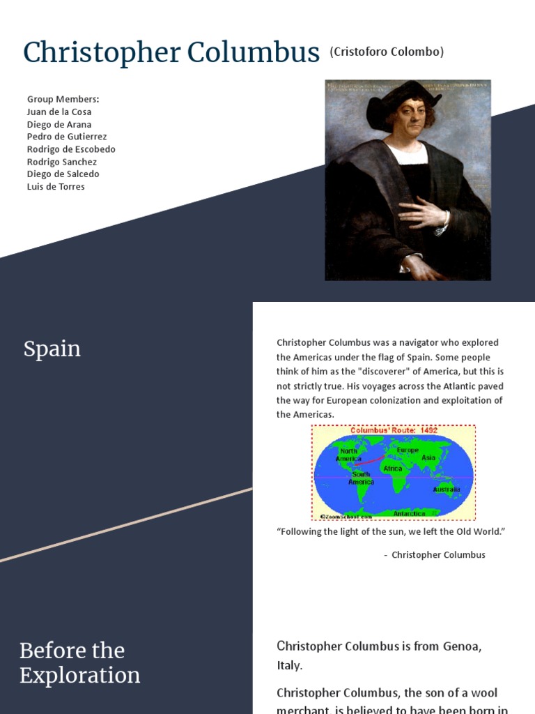 Christopher Columbus | PDF | Christopher Columbus | Age Of Discovery