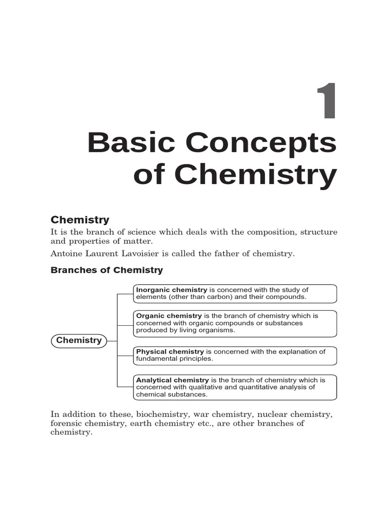 Some Basic Concepts of Chemistry | PDF | Mole (Unit) | Significant Figures