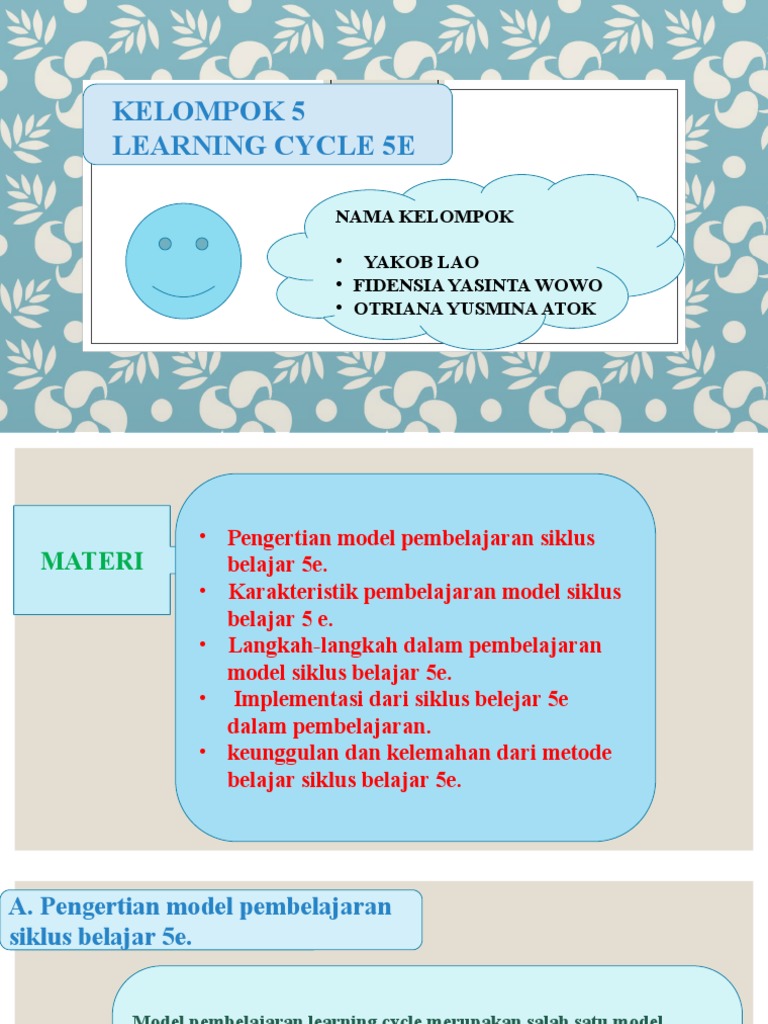 Kelompok 5 Learning Cycle 5e Pdf