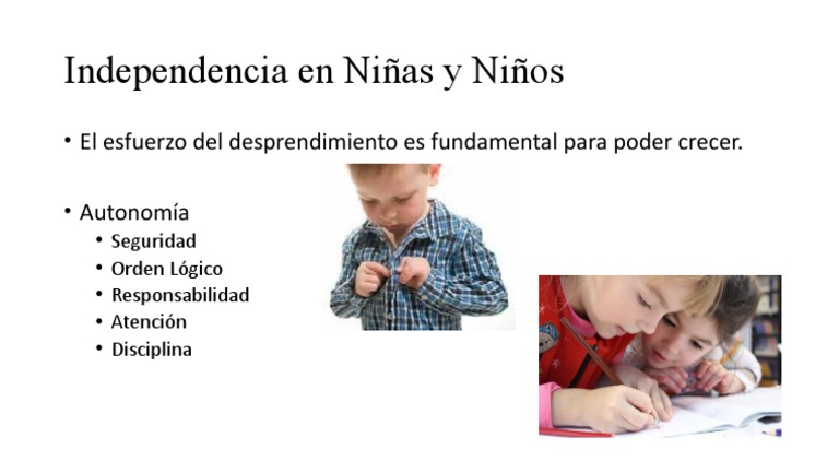 Fomentar la Independencia Infantil | PDF | Relaciones personales ...
