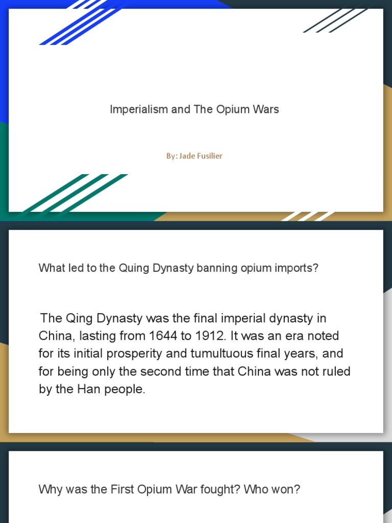 Opium Wars: Impact on China’s History | PDF | China | World Politics
