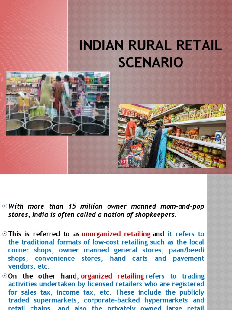 Indian Rural Retailing Scenario | Download Free PDF | Retail | Marketing