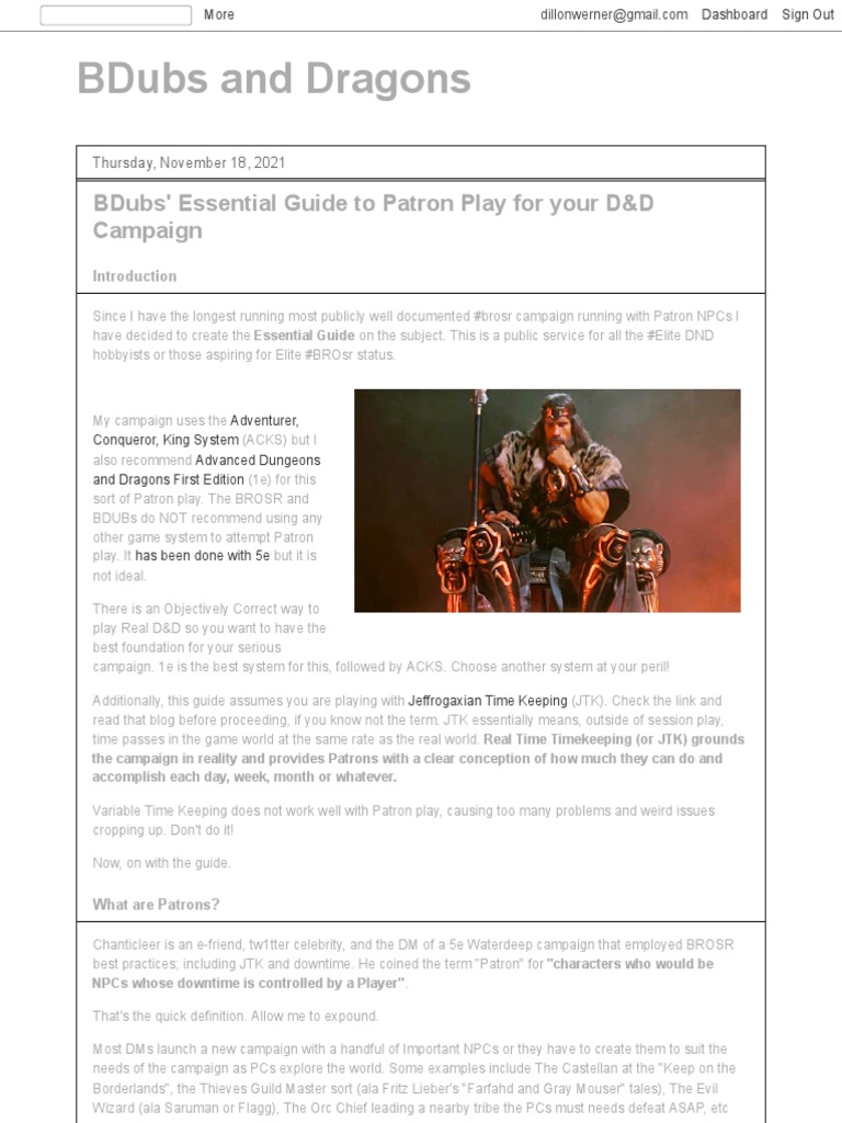 Essential Guide to D&D Patron Play | PDF | Dungeons & Dragons | Gaming