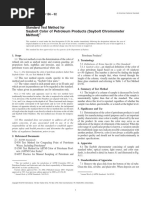 ASTM D1500 Color Test for Petroleum | PDF | Kerosene | Petroleum