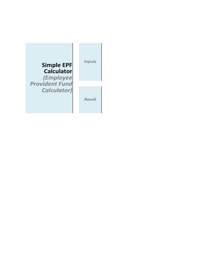 EPF Interest Calculator in Excel | PDF | Retirement | Economies