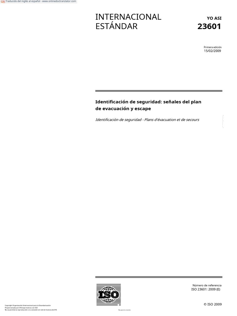 Iso 2601 | PDF | Organización internacional para la estandarización | Color