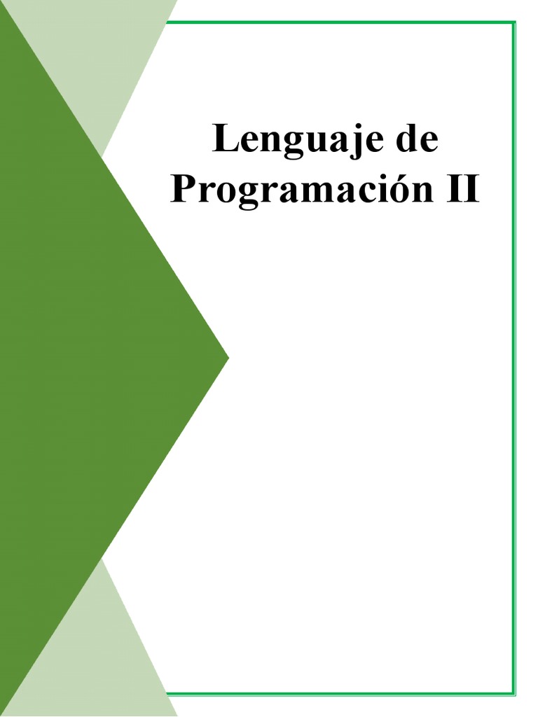 Trabajo Final Del Curso Lenguaje de Programacion II | PDF | Java ...
