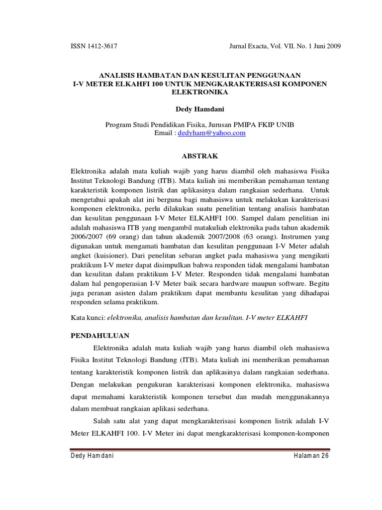 Dedy Hamdani Hal. 26-34 | PDF