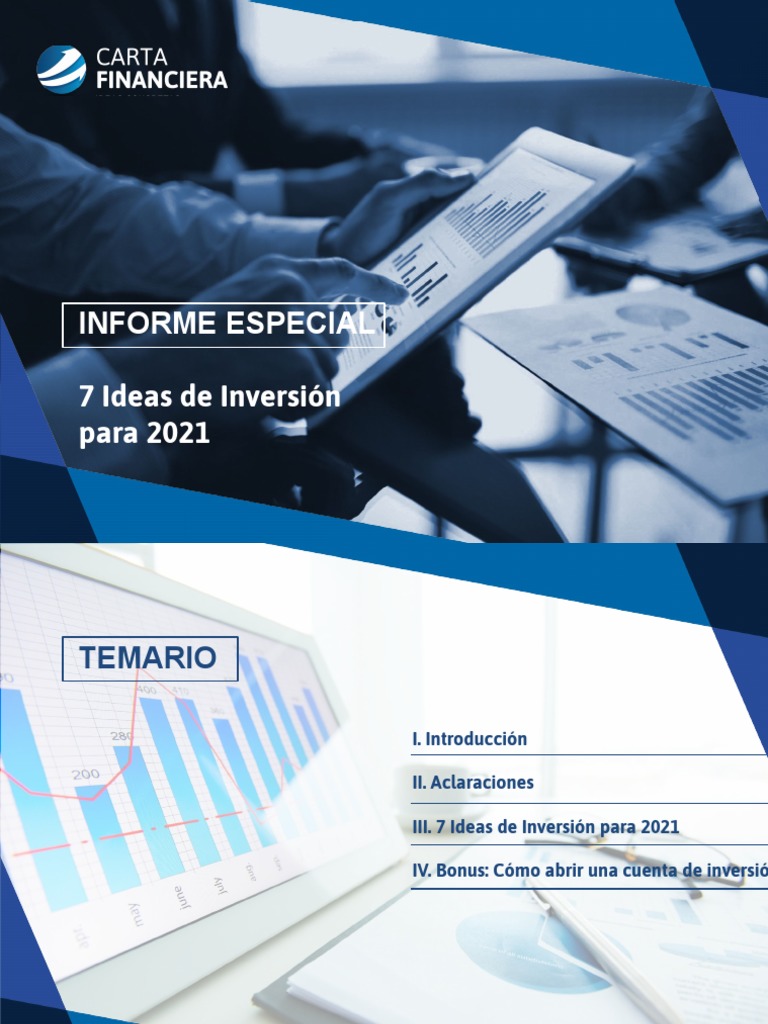 7 Ideas de Inversión para 2021 | PDF