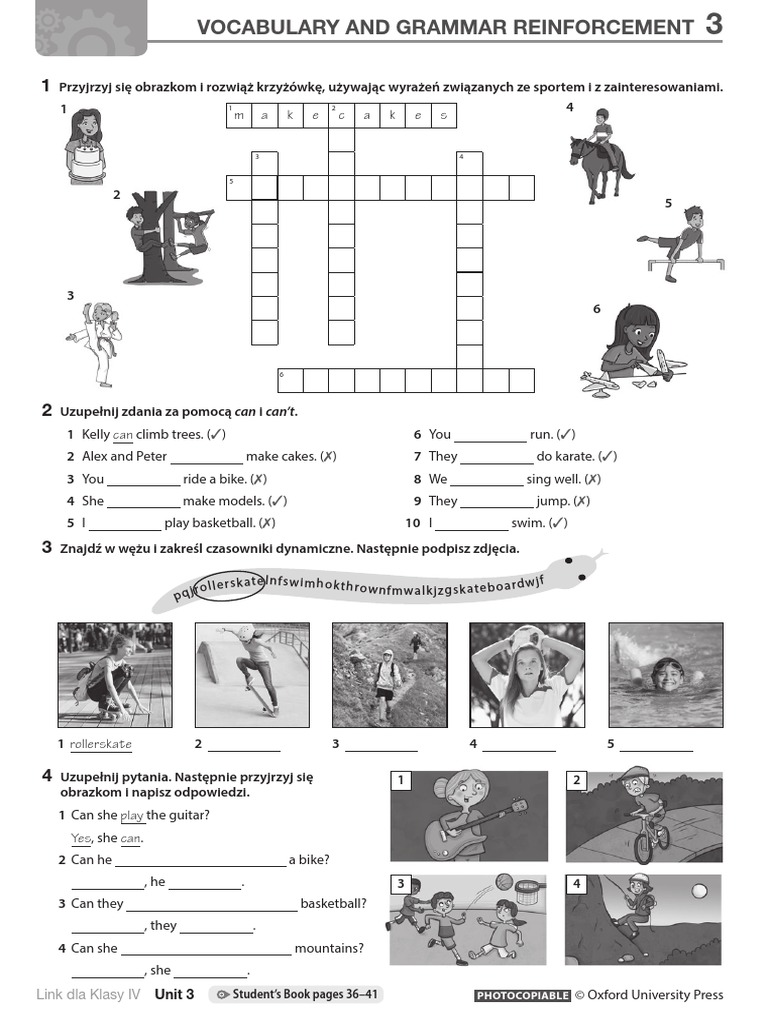 Link L4 U3 Reinforcement Ws | PDF