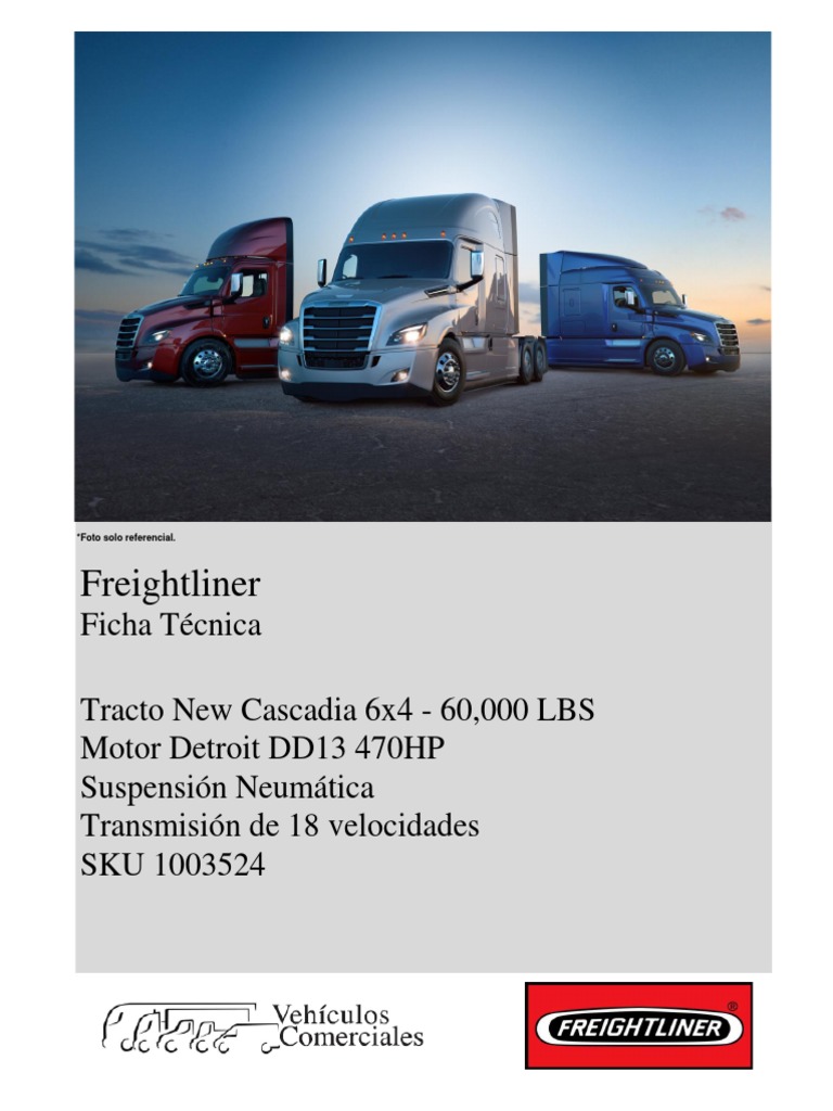 Ficha Técnica CA116 6x4 | PDF | Eje | Sistema de freno antibloqueo