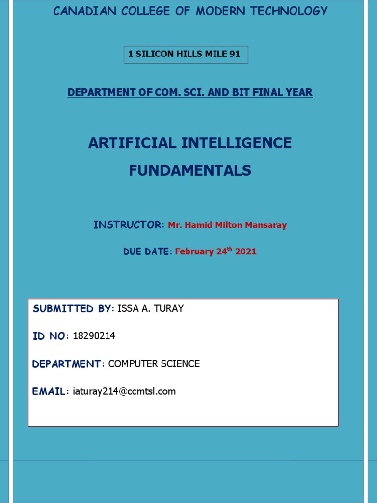 Ai Assignment 1 | PDF | Mathematical Concepts | Computer Science