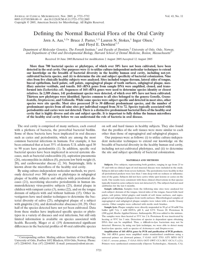 Normal Bacteria 1 | PDF | Science & Mathematics