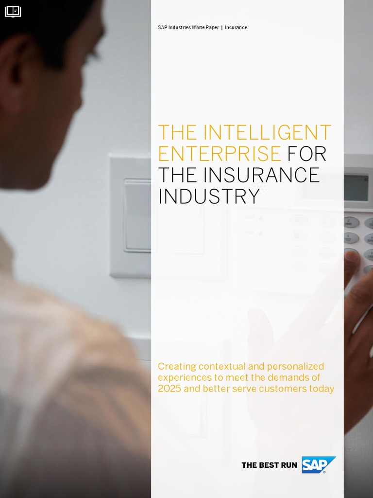 The Intelligent Enterprise For The Insurance Industry | PDF | Insurance ...