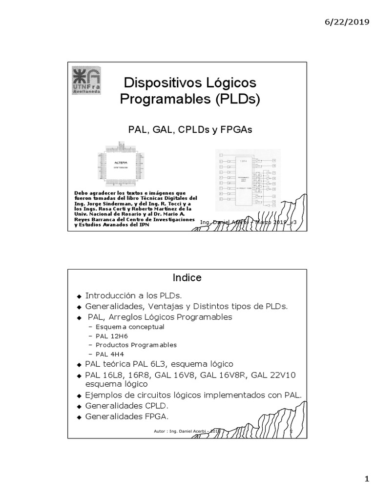 Dispositivos Logicos ProgramablesFRA v3 | PDF | Arreglos de compuertas lógicas programables en ...