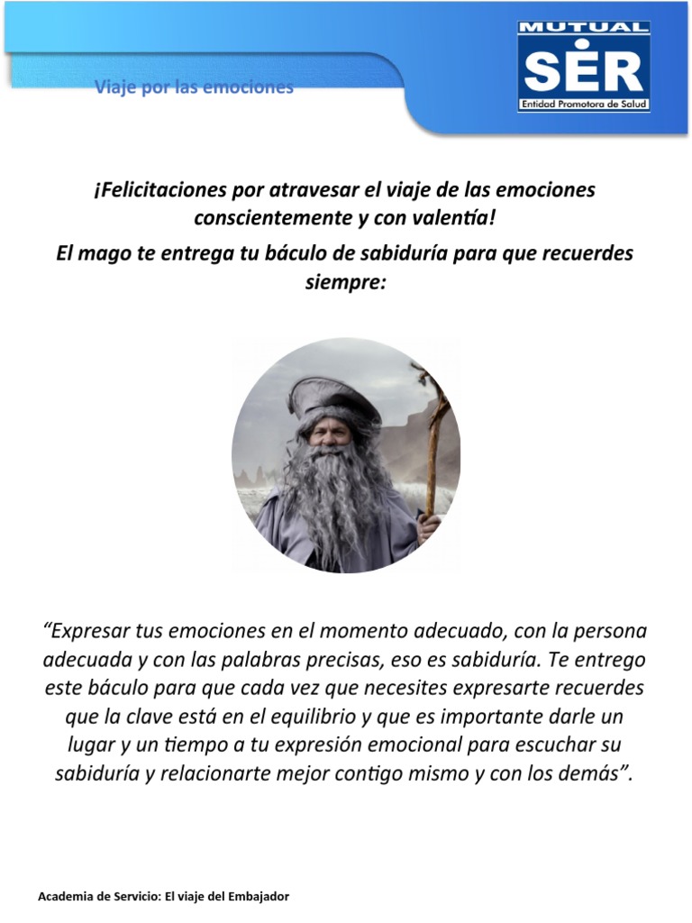 Ejercicio Viaje Por Las Emociones | PDF | Crecimiento personal y ...