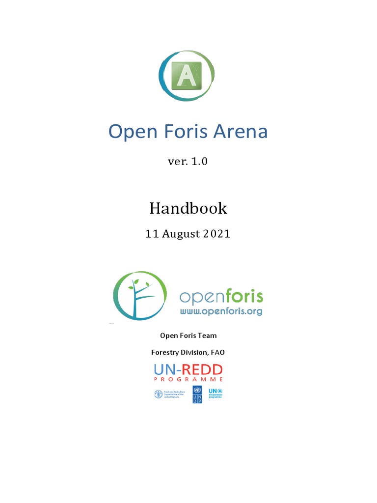 Handbook For Open Foris Arena | PDF | String (Computer Science) | Comma Separated Values