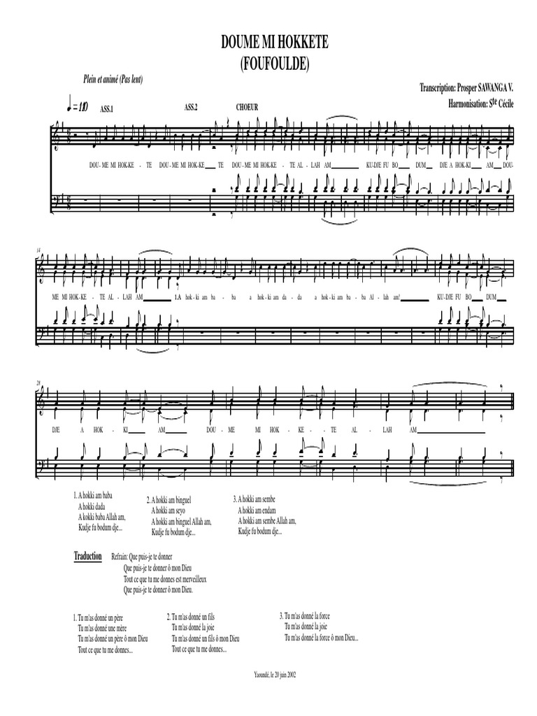 Finale 2005b - (Doume Mi Hokkete) | PDF | Dieu | Théologie