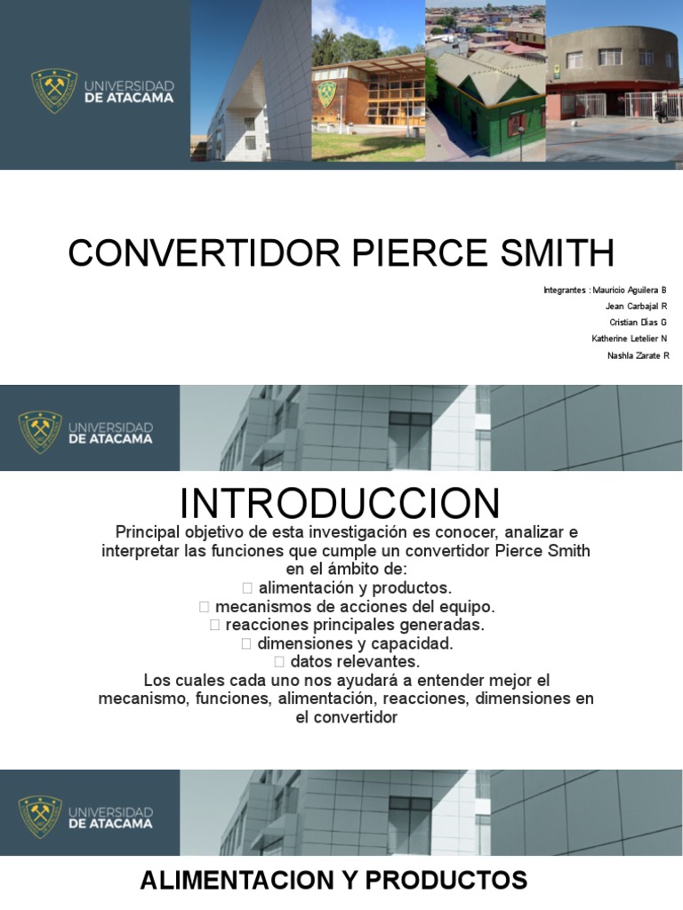 Convertidor Pierce Smith | PDF | Cobre | Hierro
