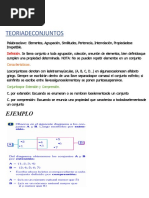 Simbología de Conjuntos | PDF