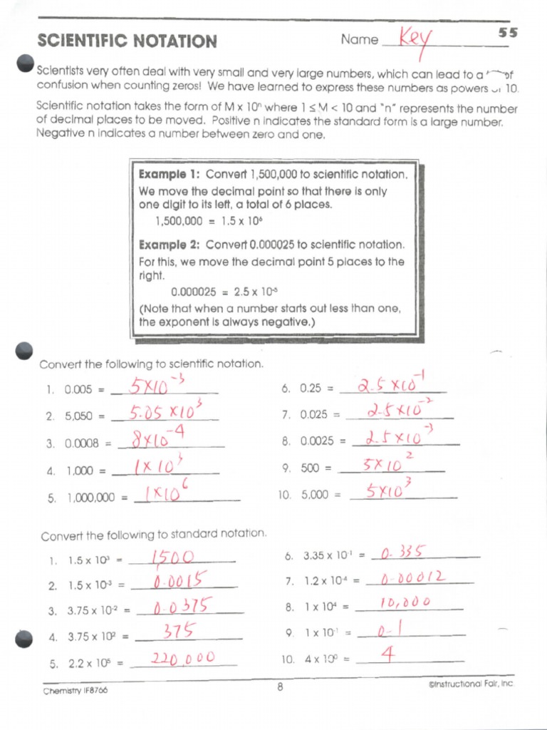 Example 1: Convert 1,500,000 To Scientific Notation | PDF | Numbers ...