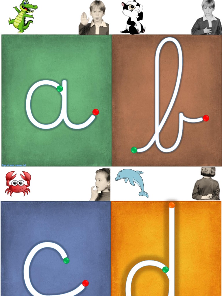 Graphisme - Alphabet - Plasticine - Lettres - Cursive - Ateliers-Dumont ...