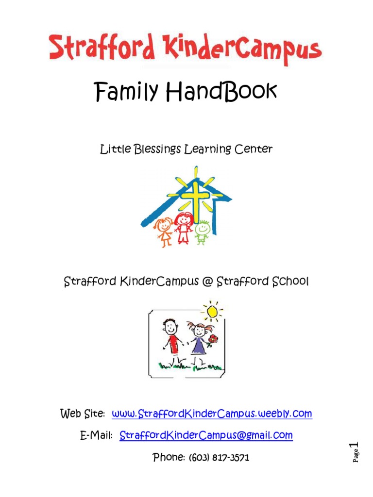 Family Handbook 2021 | PDF | Fee | Child Care
