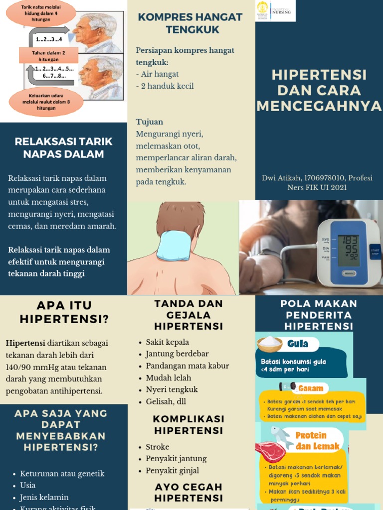 Leaflet Hipertensi | PDF