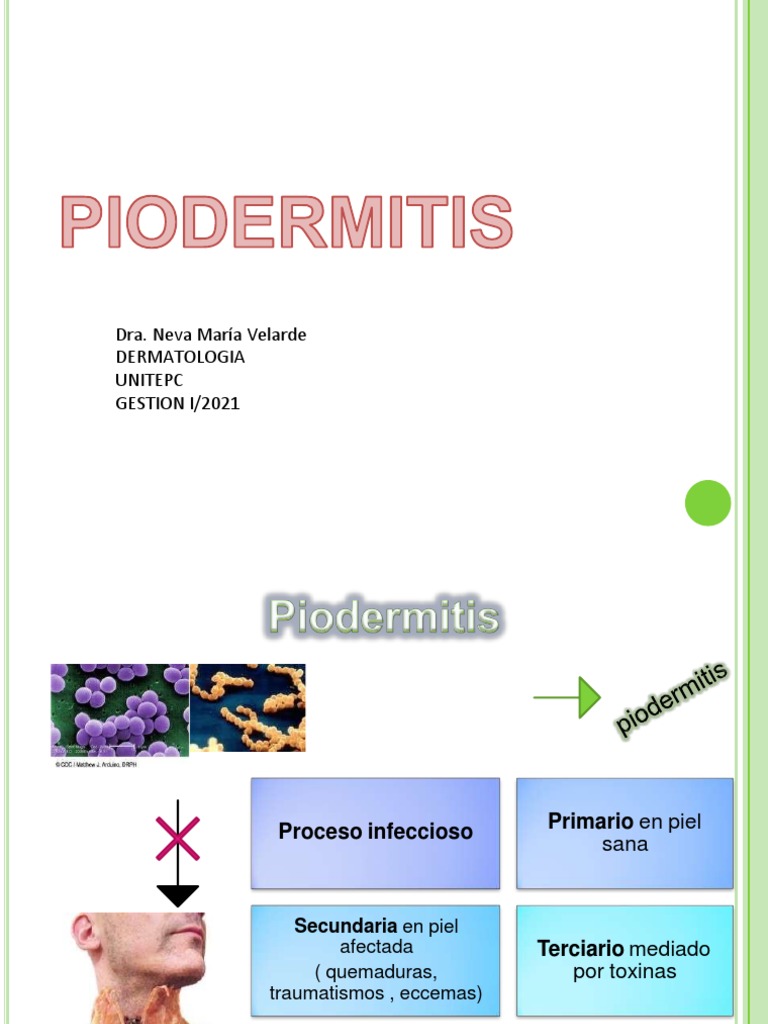Tema 15 Piodermitis | PDF | Enfermedades y trastornos | Piel
