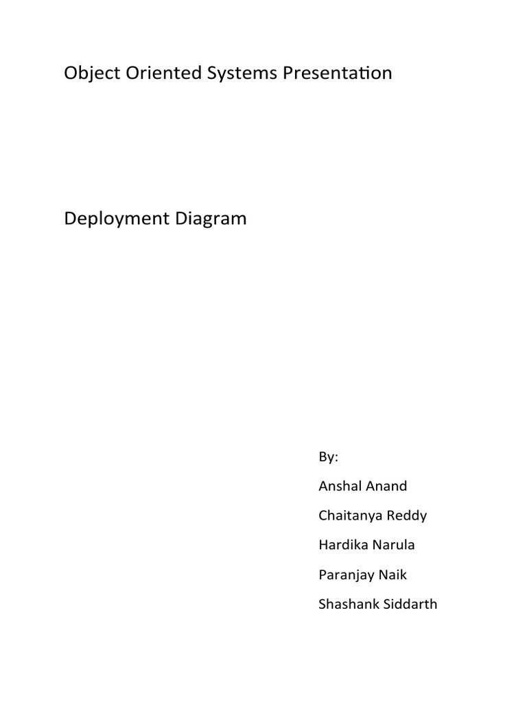 Deployment Diagrams | PDF | System | Teaching Mathematics