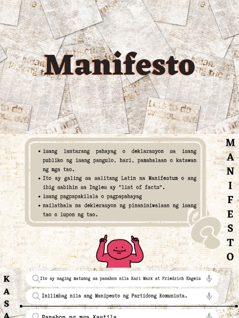 Manifesto | PDF
