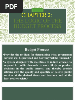 Federal Budget Process Pdf Strategic Partnership Between The