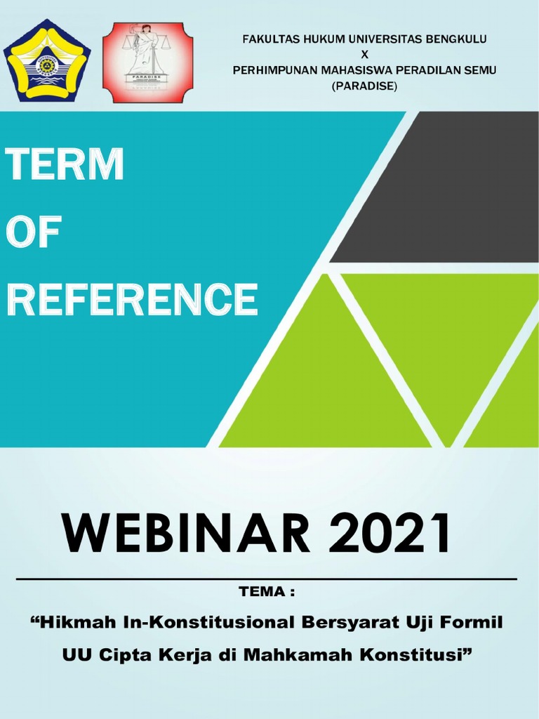 Tor Webinar Fakultas Hukum Unib X Paradise | PDF