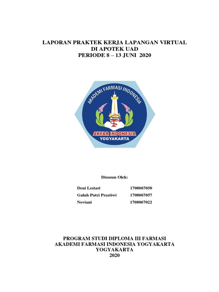 Laporan Pkl Apotek Uad Pdf