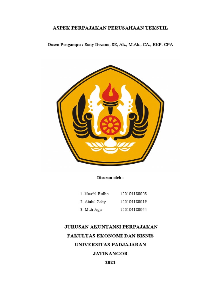 Kapita Selekta - Aspek Perpajakan Tekstil | PDF