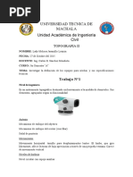 Partes y Usos del Tránsito Topográfico | PDF