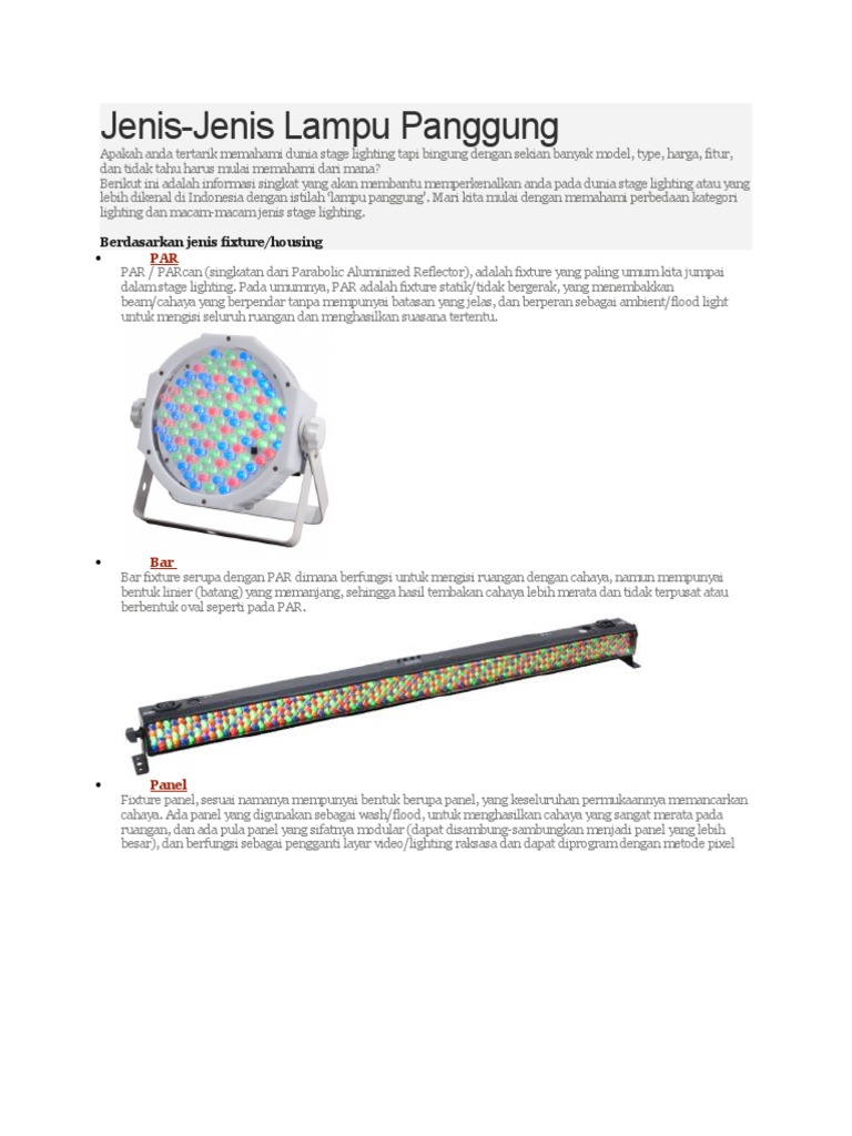 Jenis Lighting | PDF