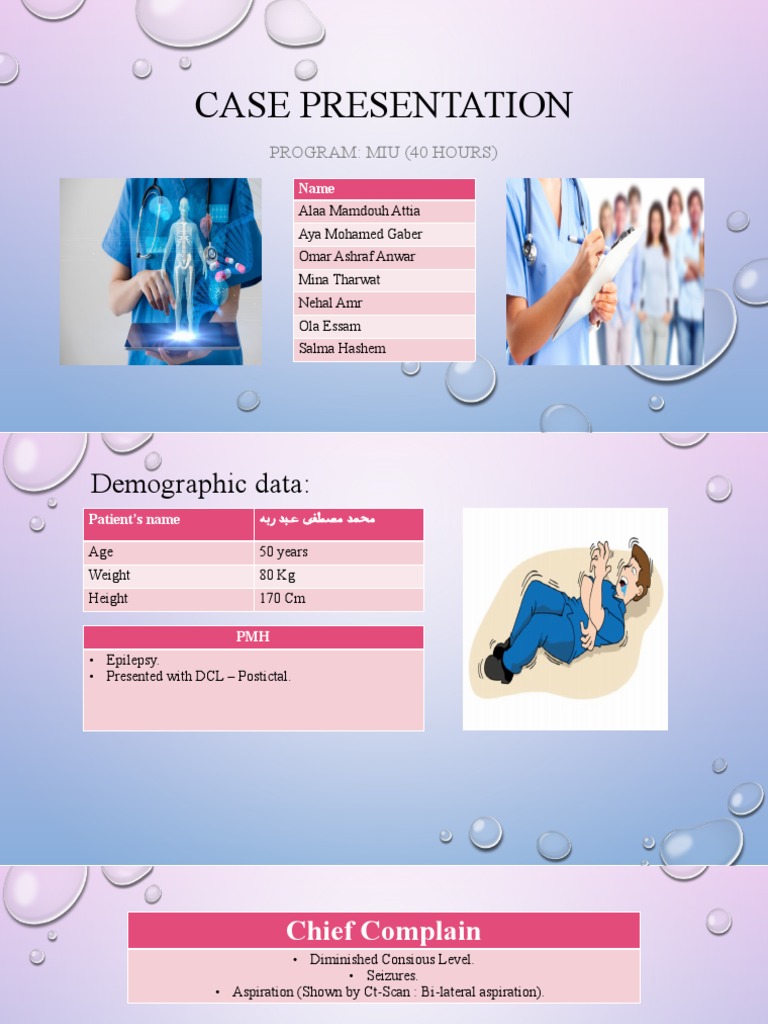 Case Presentation - Copy (1) Updated Ola | PDF | Diseases And Disorders ...