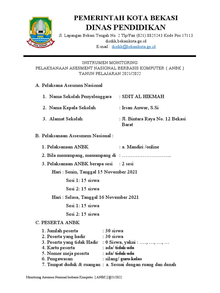 Monitoring An 20212 | PDF