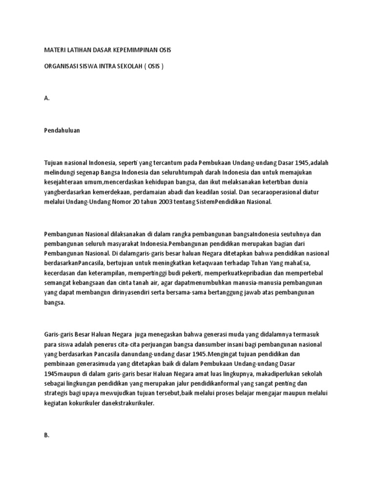 Materi LDK SMP | PDF