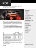 Multiflo Rf420exhv Spec Sheet | PDF | Pump | Engines