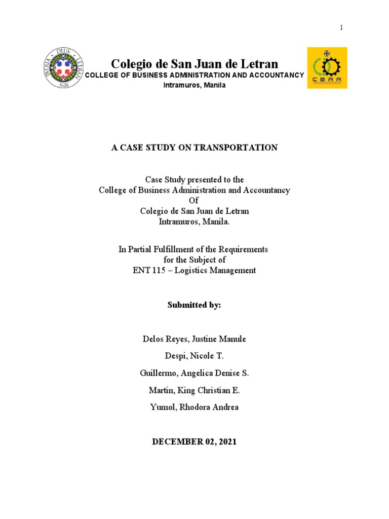 Case Study 5 Transportation | PDF | Audit | Truck Driver